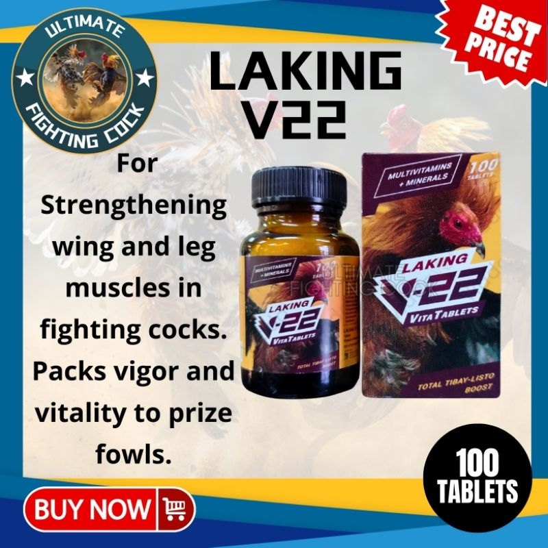 LAKING V22 100 TABLETS (SOLD PER BOTTLE) | Shopee Philippines
