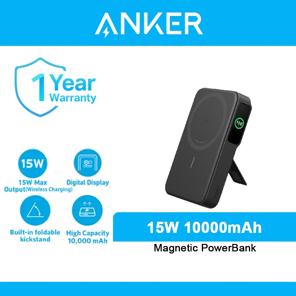 Anker MagGo Power Bank 15W 10000mAh Qi2 Certified Ultra-Fast Portable Charger | Shopee Philippines