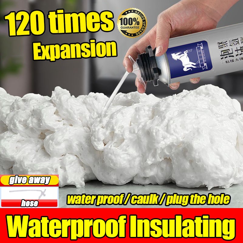 PU Foam Spray Sealant 750g Quick-Dry Door/WindowGap Filler Soundproof ...