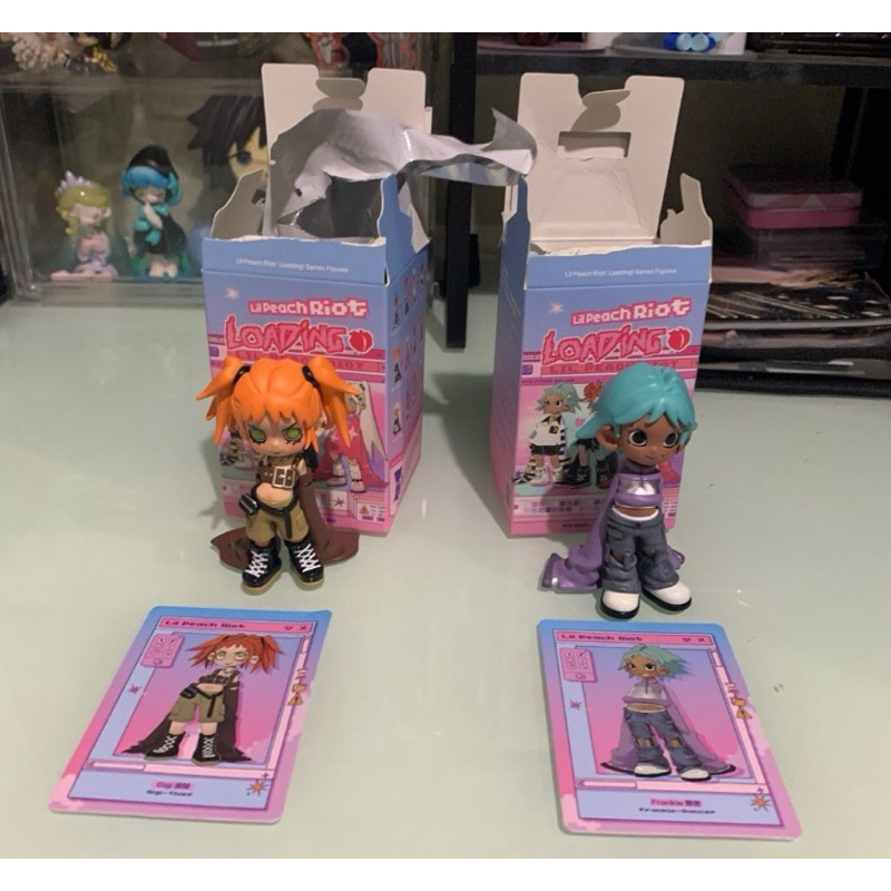 lil peach riot loading gigi and frankie popmart set | Shopee Philippines