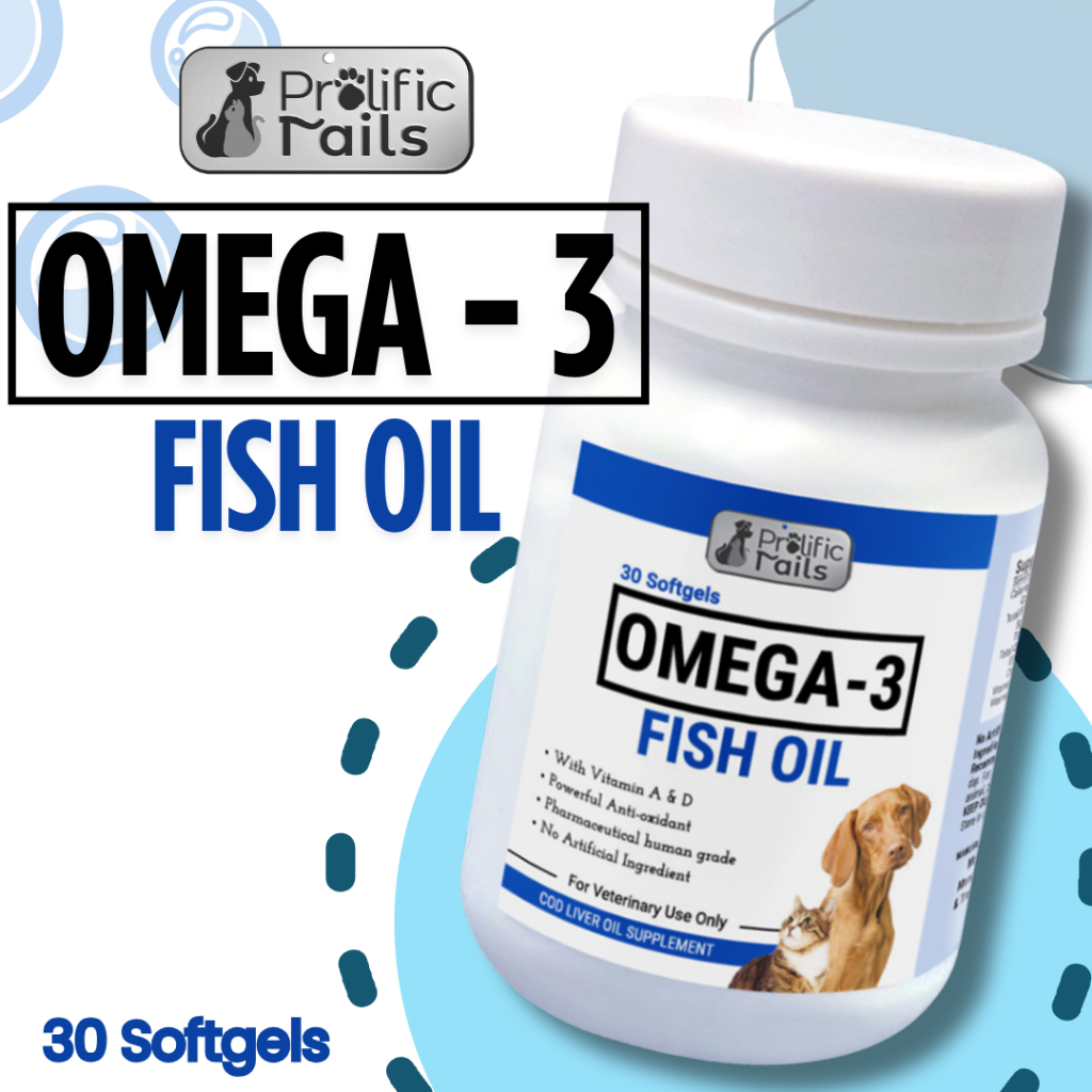 BOB-Pure Deep Sea Fish Oil Omega 3-K9 30 Soft Gel Dogs & Cats ...