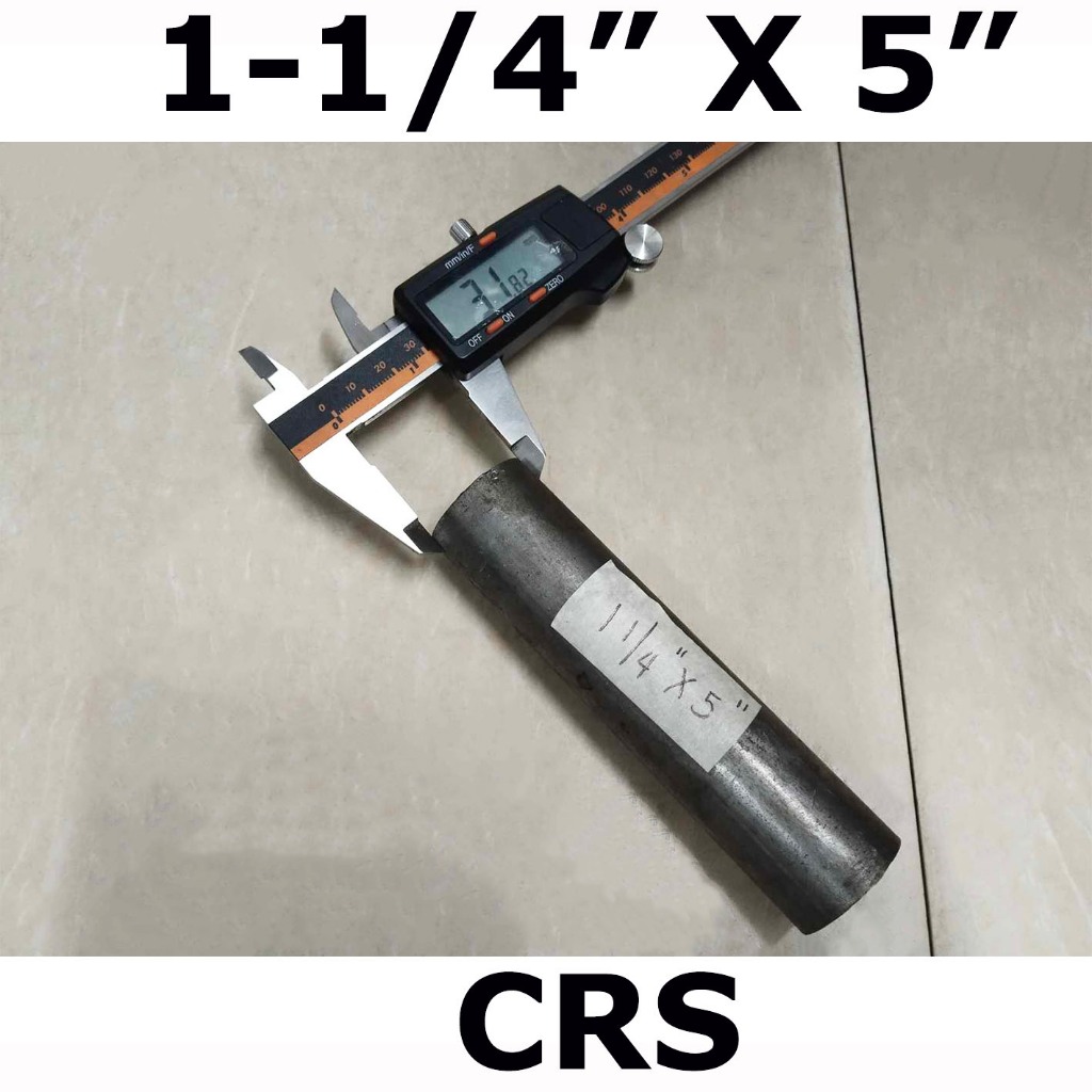 CRS SHAFTING 1-1/4" X 5" COLD ROLLED STEEL CR SHAFTING ROUND BAR ...