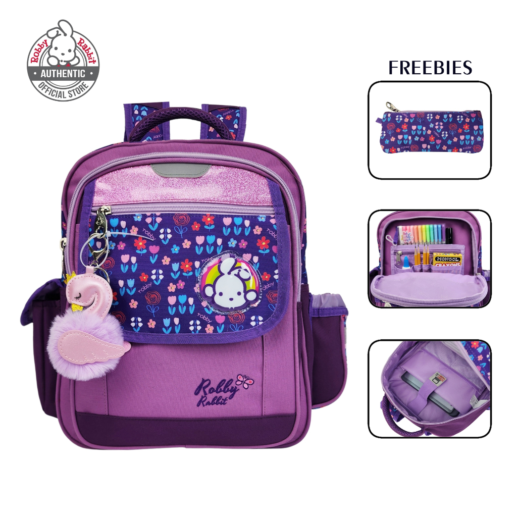 Robby Rabbit Charming Floral Backpack 14-Inch | Shopee Philippines