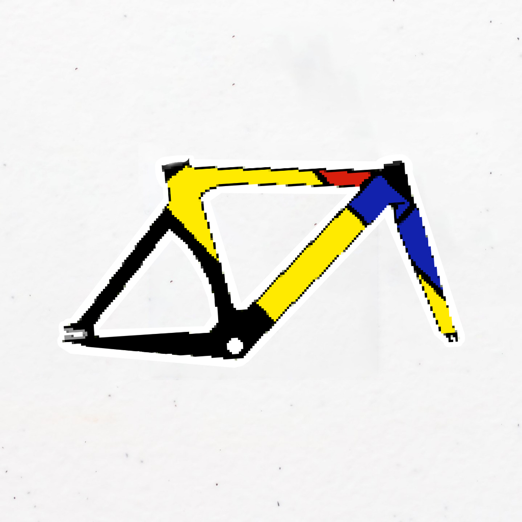 LOOK 564 Fixie Frame 8-Bit Sticker (Fixie Sticker Decals) | Shopee ...