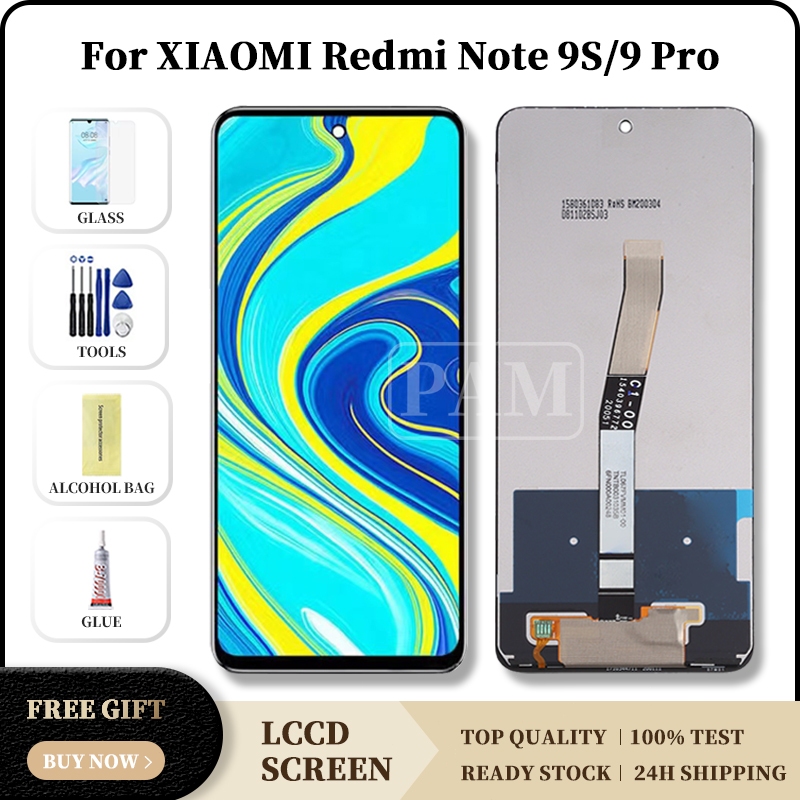 For Xiaomi Redmi Note 9S Note 9 Pro LCD Display Screen For Replacement ...