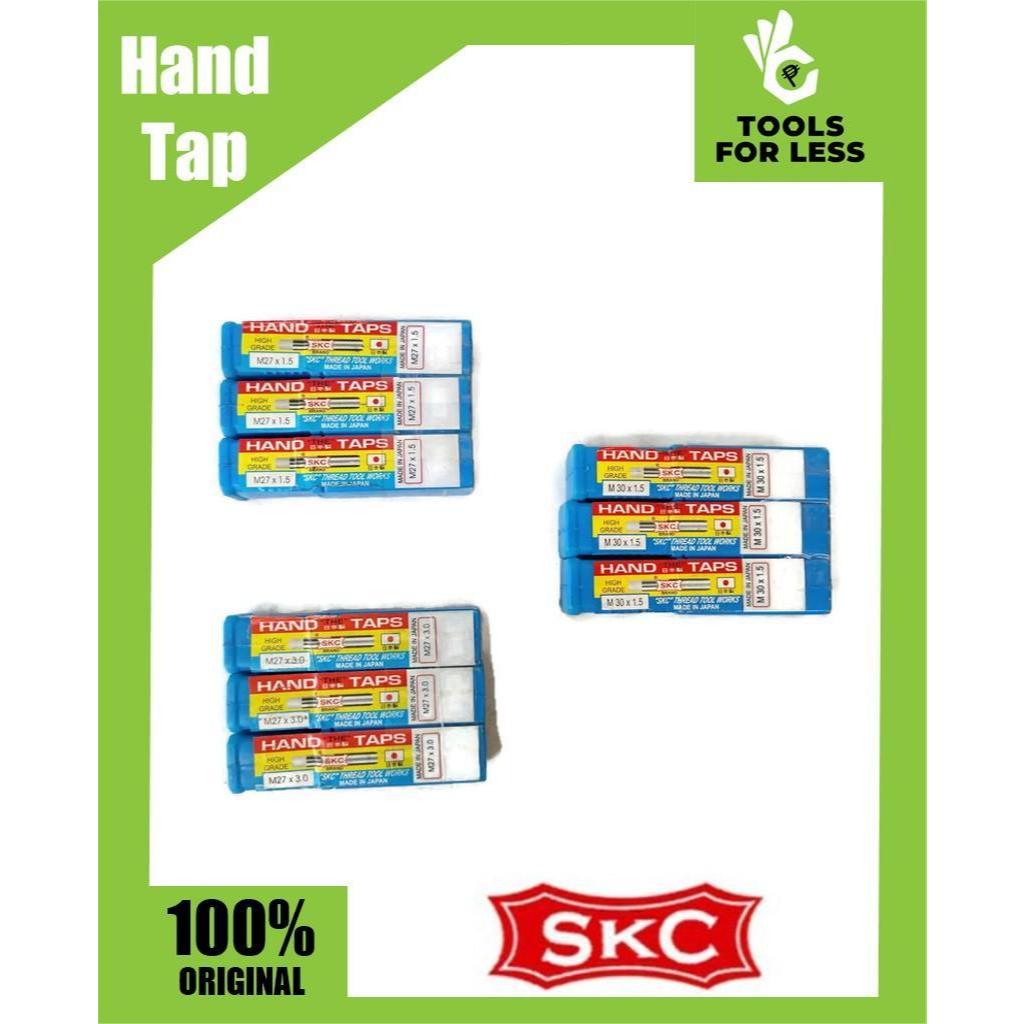 SKC 3pcs/set Hand Tap Assorted Sizes : M27 x 1.5, M27 x 2.5 , M30 x 1.5 ...