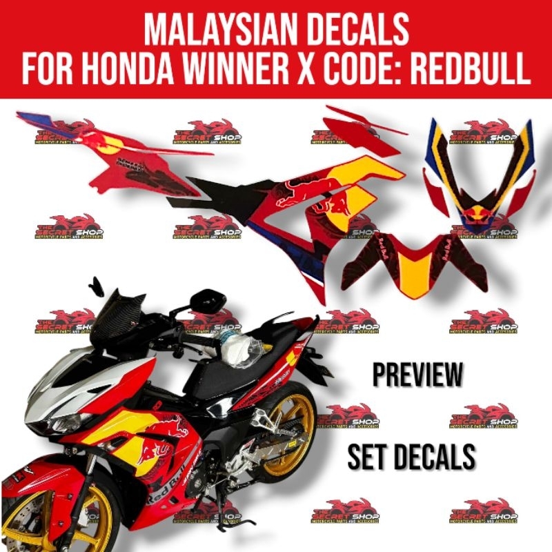 Malaysian Decals / Sticker for Winner X / GTR150 / RS150 | Shopee ...
