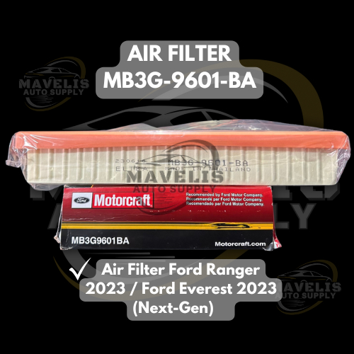 Air Filter MB3G-9601-BA Ford Ranger 2023 / Ford Everest 2023 (Next-Gen ...