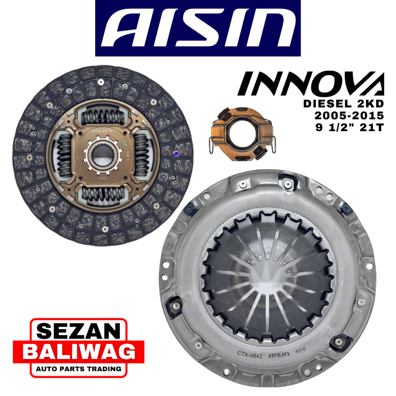 AISIN CLUTCH SET DISC CLUTCH COVER RELEASE BEARING 1/2" 21T TOYOTA ...