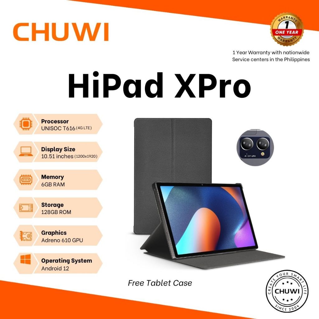 Chuwi Hi-Pad Xpro 4G LTE Tablet Unisoc T616 | Shopee Philippines