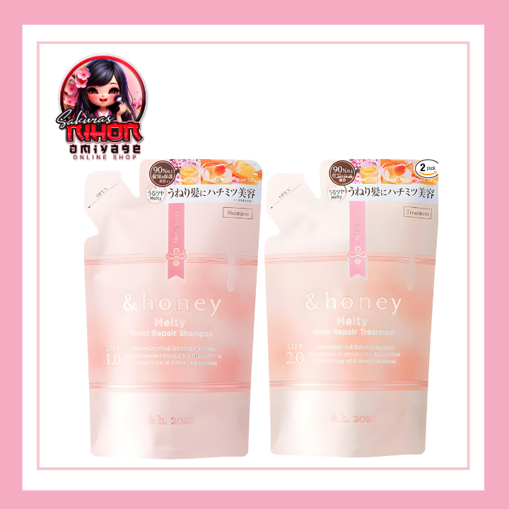 &Honey Melty Moist Repair Shampoo and Treatment Refill | Shopee Philippines