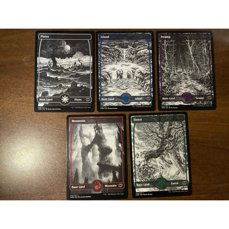 MTG - Full Art Lands (Innistrad: Crimson Vow) | Shopee Philippines