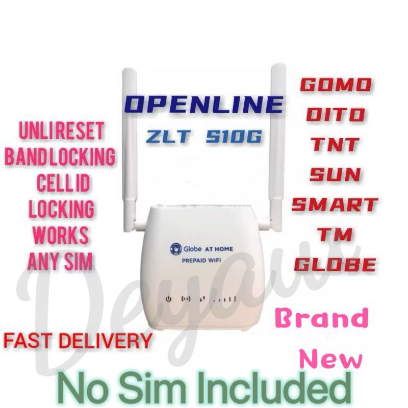 Globe At Home Prepaid WiFi ZLT S10G OPENLINE Modem Brand New | Shopee ...