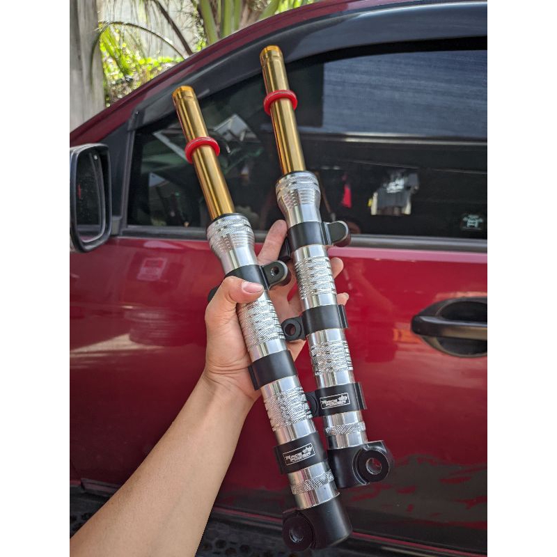 (Race power) Lighten Front shock adjustable compression (mio/click ...