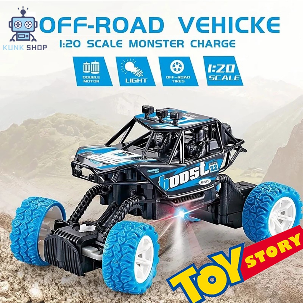 Remote Control Car 1:20 20KM/H 4WD Remote Control Vehicle 2.4Ghz Monster Truck Buggy Off-Road ...