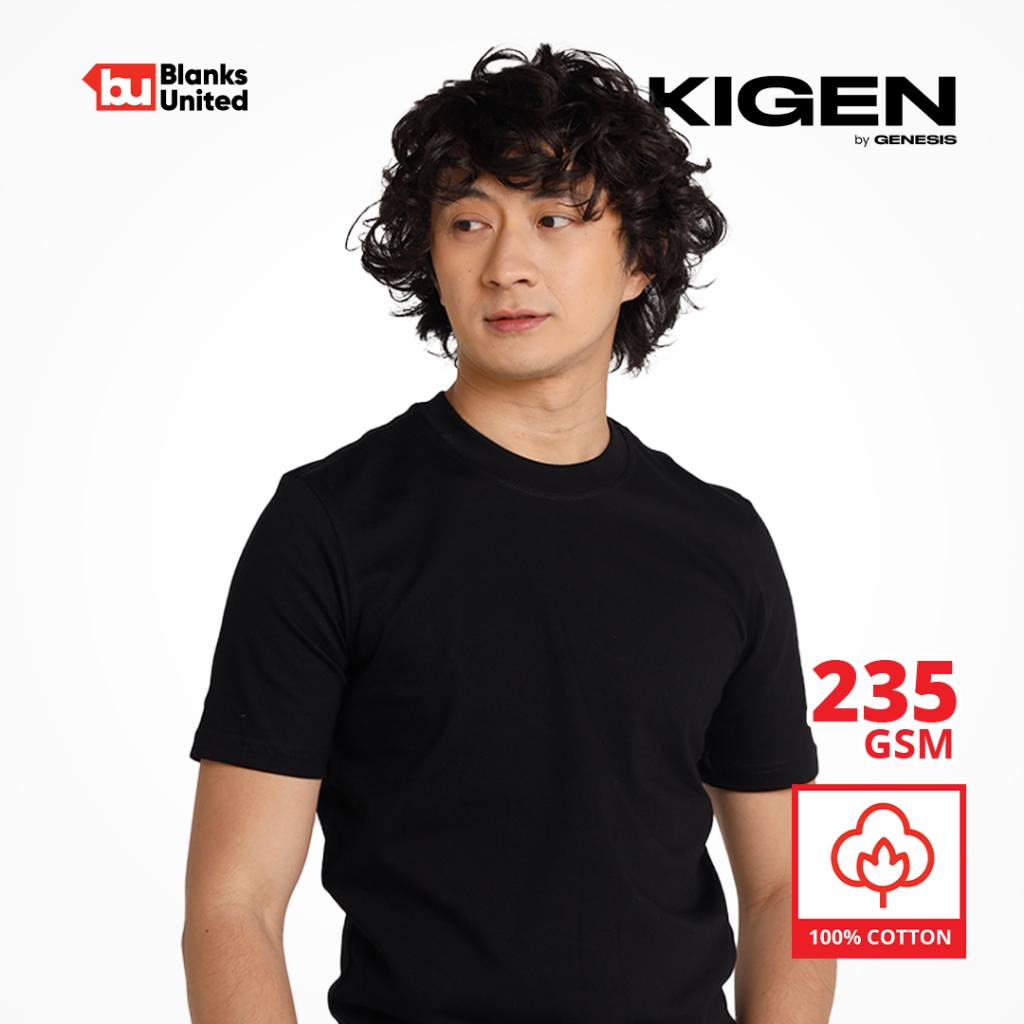 KIGEN #7900 Unisex Heavy Premium Cotton Tee NEUTRAL COLORS (Regular Fit ...
