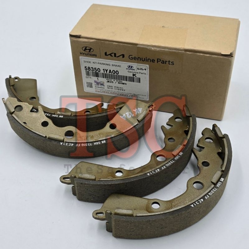 ORIGINAL Kia Picanto TA 2012-2017 Rear Brake Shoe Kit Part # 58350 ...