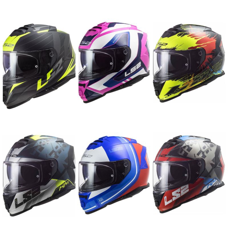 LS2 STORM GRAPHICS FULL FACE HELMET | Shopee Philippines
