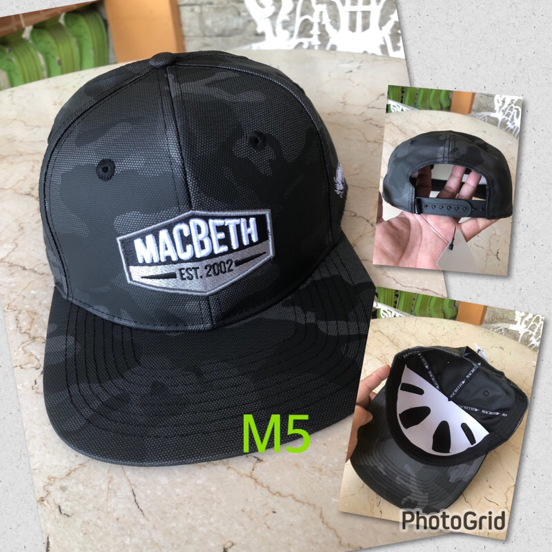 CAMO HEX CAP Macbeth Snapback (original) | Shopee Philippines