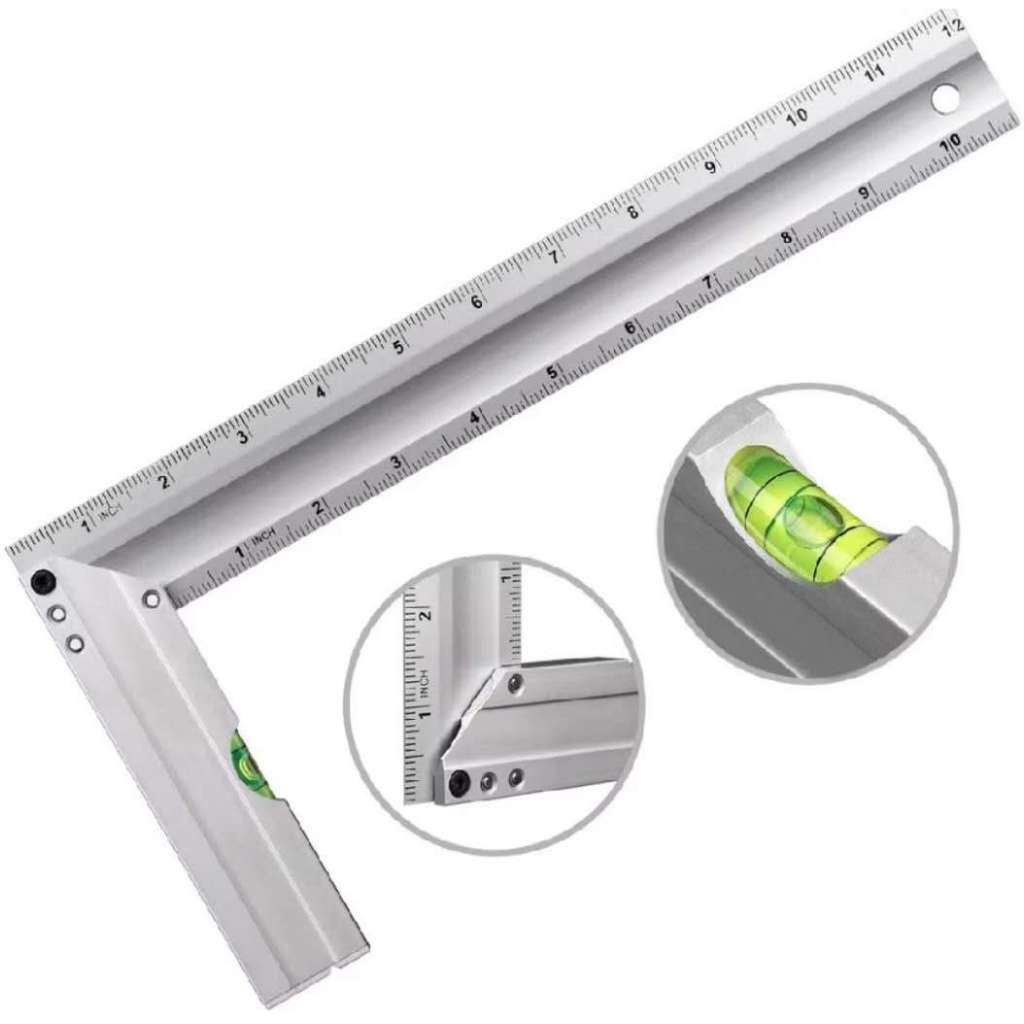 L- SQUARE 90 degree with level aluminum alloy (squala) | Shopee Philippines