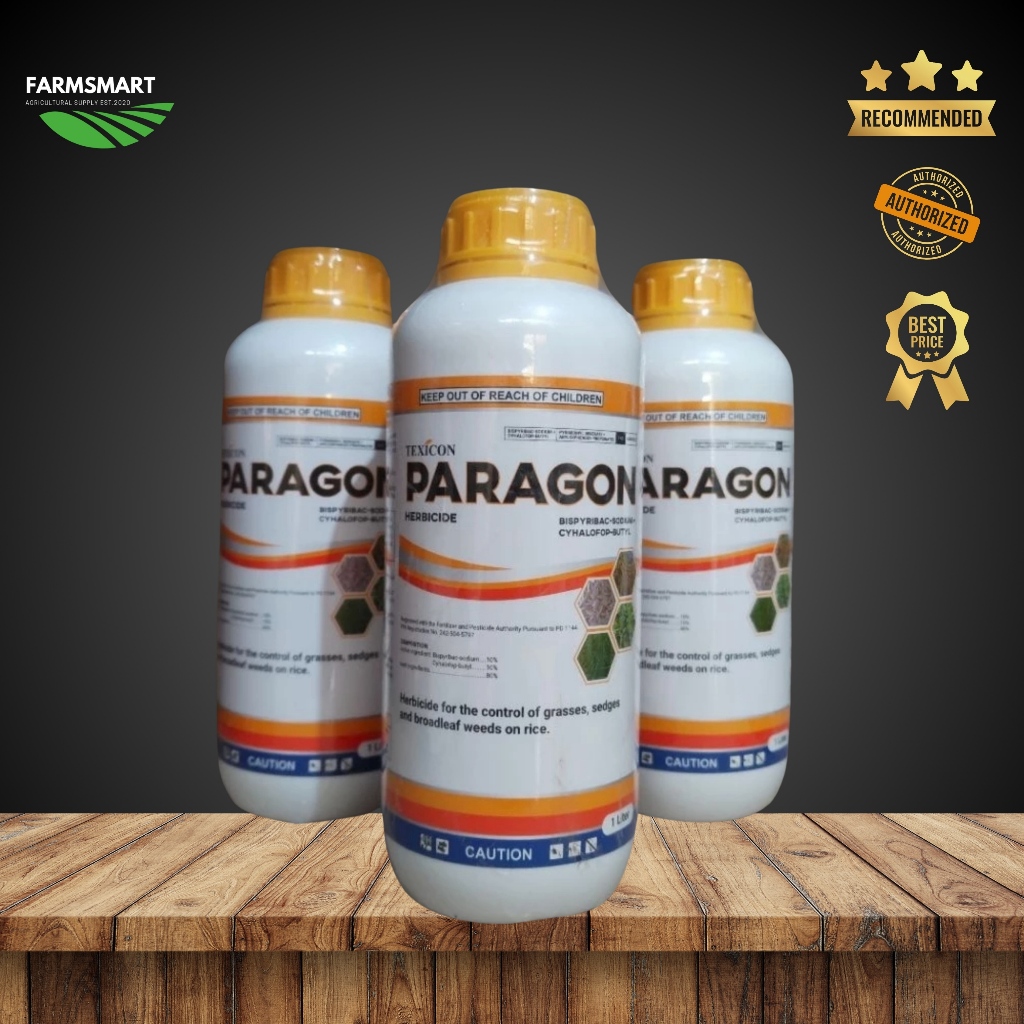 Paragon Herbicide - 1L for Rice: Bispyribac-Sodium and Cyhalofop-Butyl ...