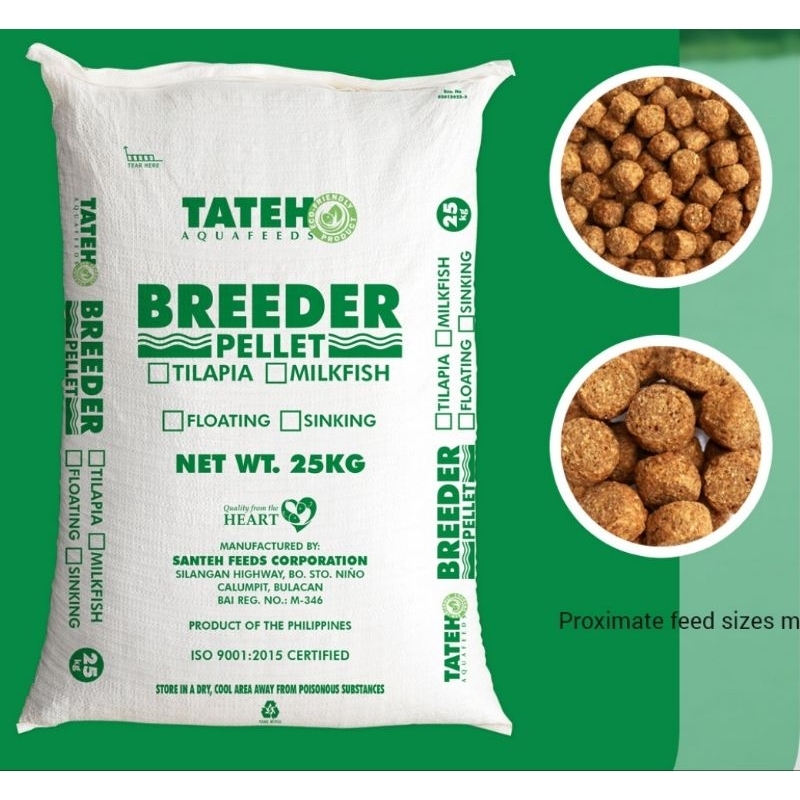 Tateh Breeder Monster fish food 25kilos | Shopee Philippines