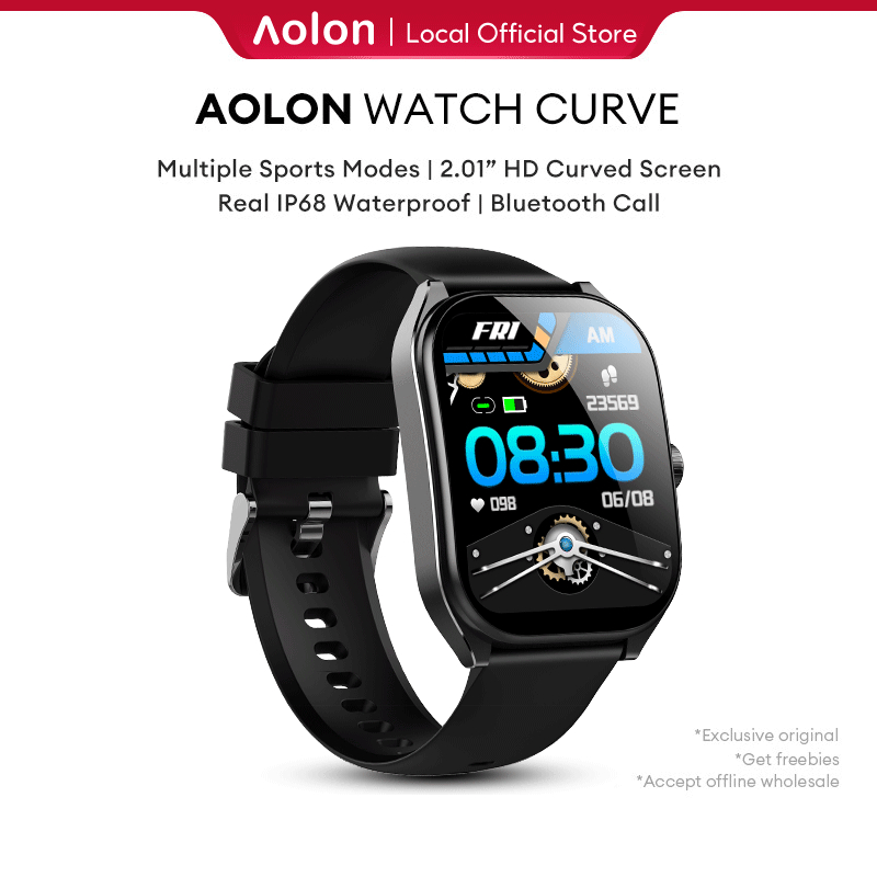 Aolon Curve Smart Watch 2.01Inch Ultra Original IP68 Waterproof Health ...