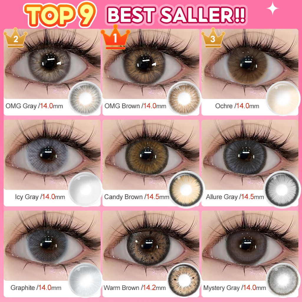 2026 Hot Magister OMG Brown Contact Lens Contacts For Eyes Makeup Korea ...