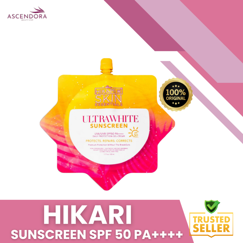 Hikari Ultra white sunscreen spf 50 PA++++ | Shopee Philippines
