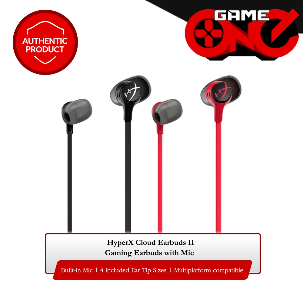 HyperX Cloud Earbuds II Gaming Earbuds with Mic | Shopee Philippines