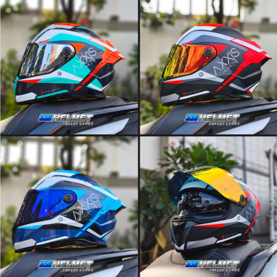 AXXIS HAWK V2 RADAR - FULL FACE HELMET | Shopee Philippines