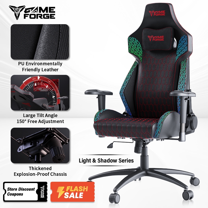 GAMEFORGE Gaming Chair Light & Shadow Series Ergonomic chair Office ...