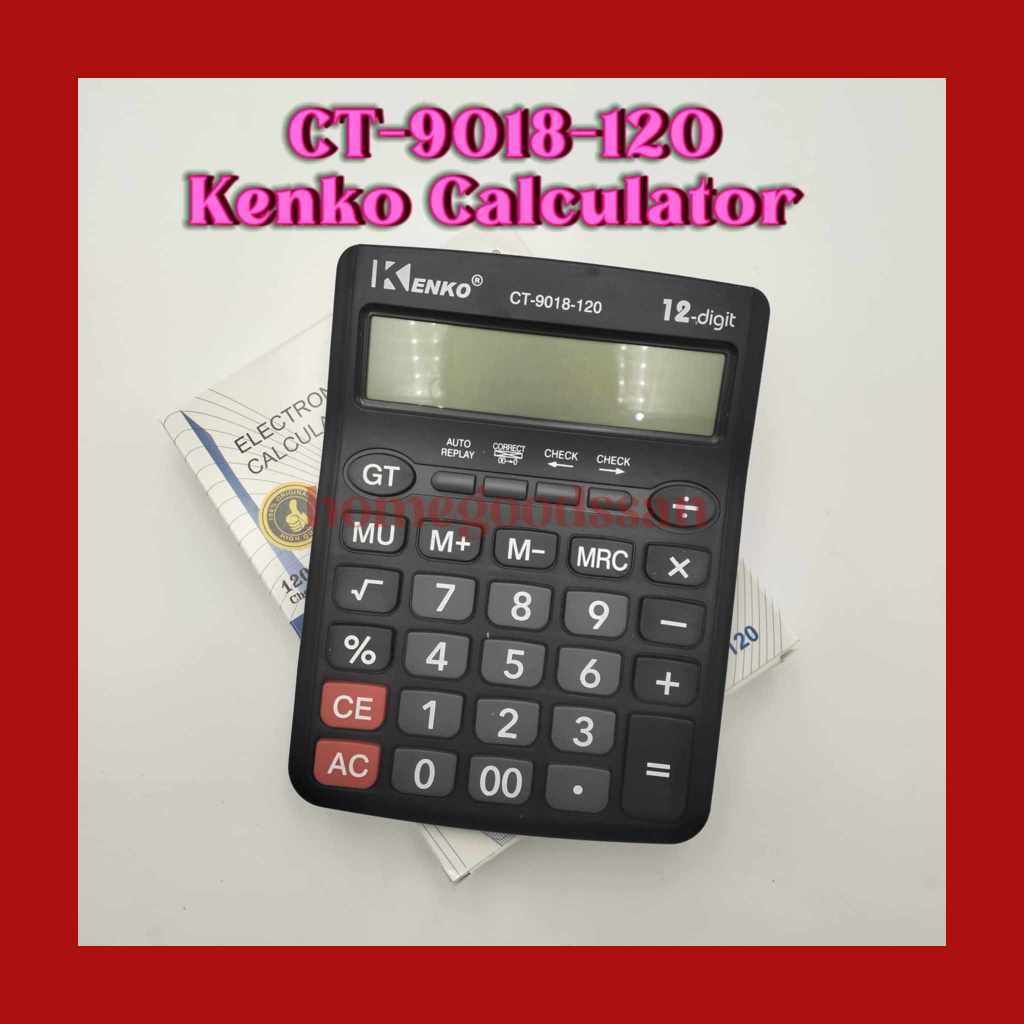 homegoodssan Kenko Large-screen Display Calculator CT-9018-120, 12 ...