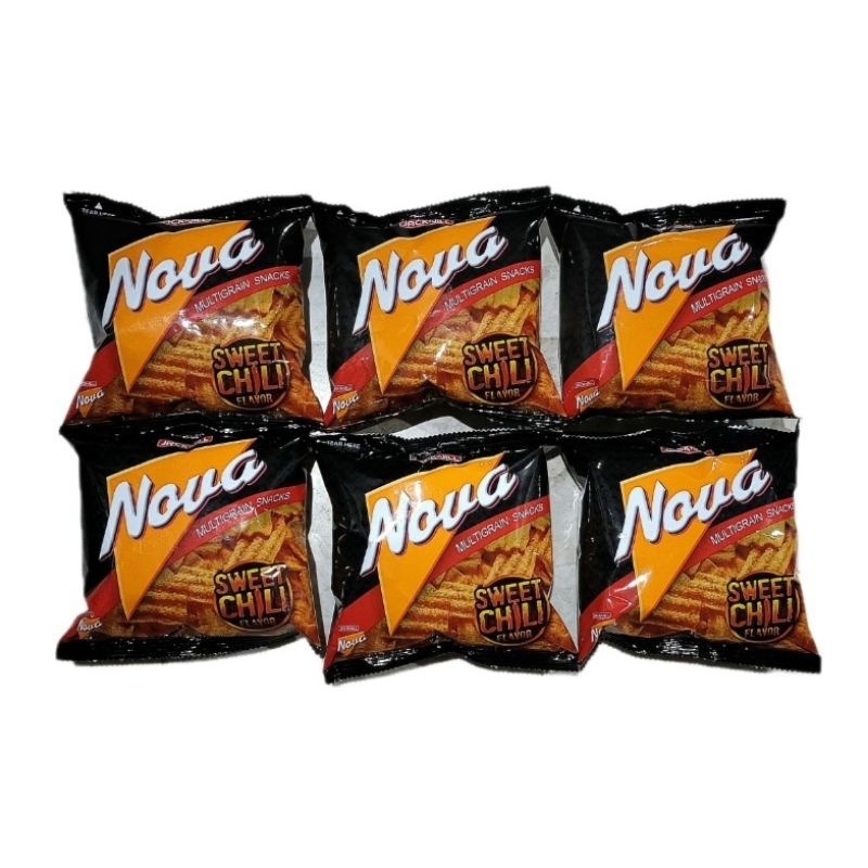 6 Packs Nova Sweet Chili Flavor Chips | Shopee Philippines