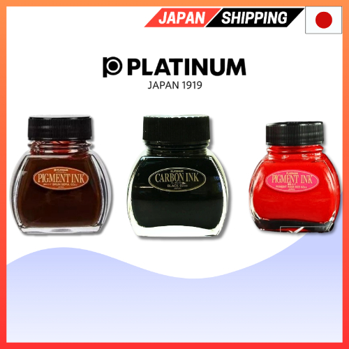 Platinum Carbon Ink for Fountain Pens (Water-based pigment) series ...