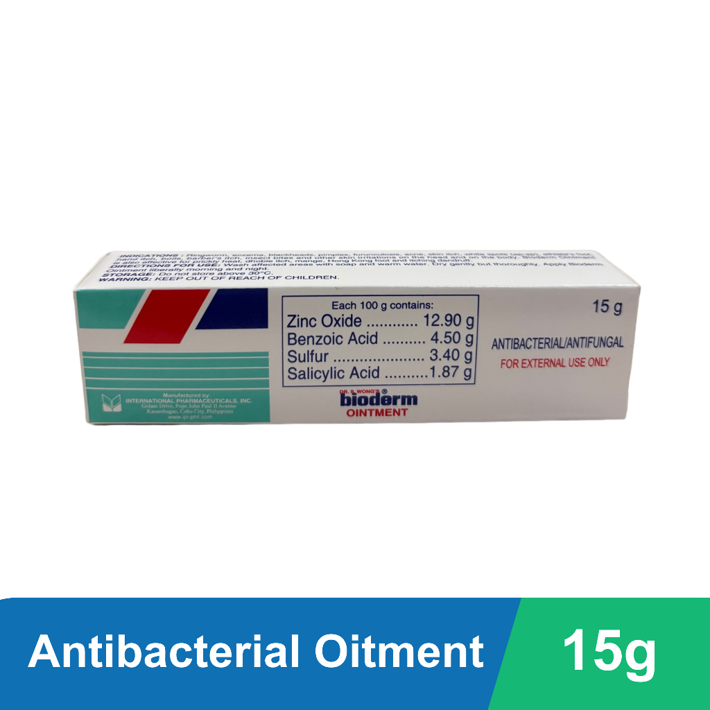 Bioderm Benzoic Zinc Oxide Salicylic Acid Ointment | Shopee Philippines