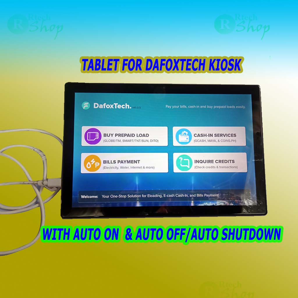 Tablet for Dafoxtech w/ pre installed fox apps- with auto on when ...