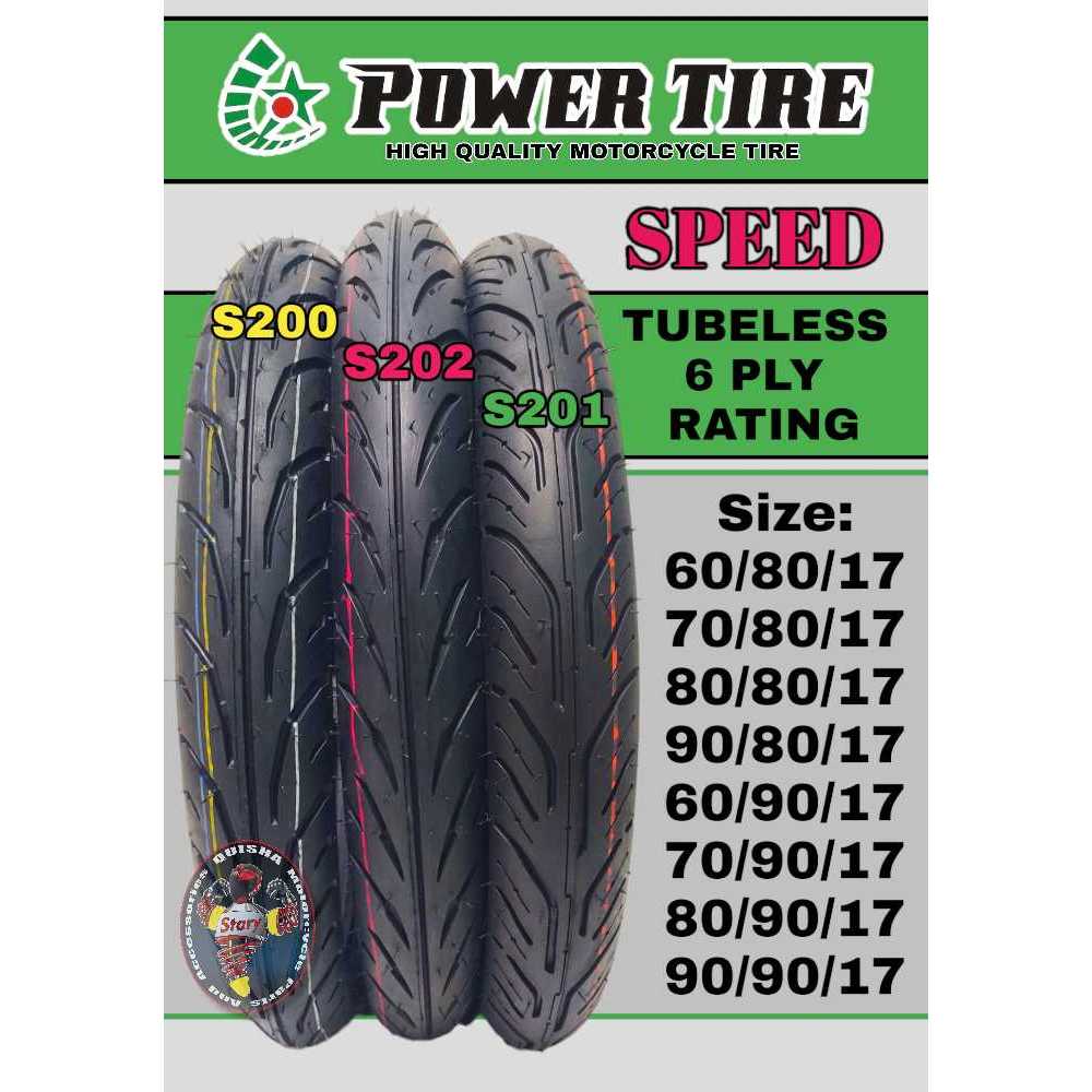 POWER TIRE BY 17 TUBELESS & SAPPHIRE TIRE TUBETYPE HEAVY DUTY 6 PLY ...