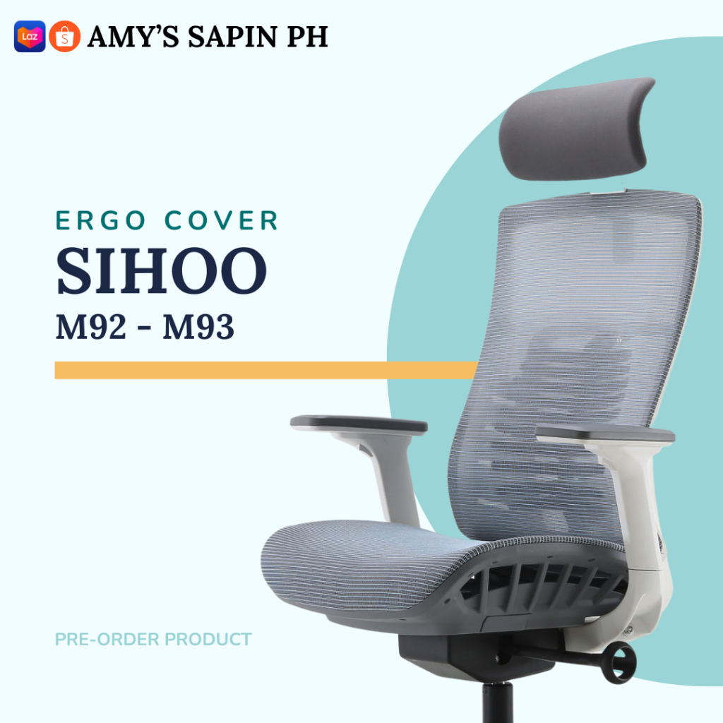 Sihoo M92 - M93 Ergonomic Chair Cover | ERGO COVER ONLY | Shopee ...