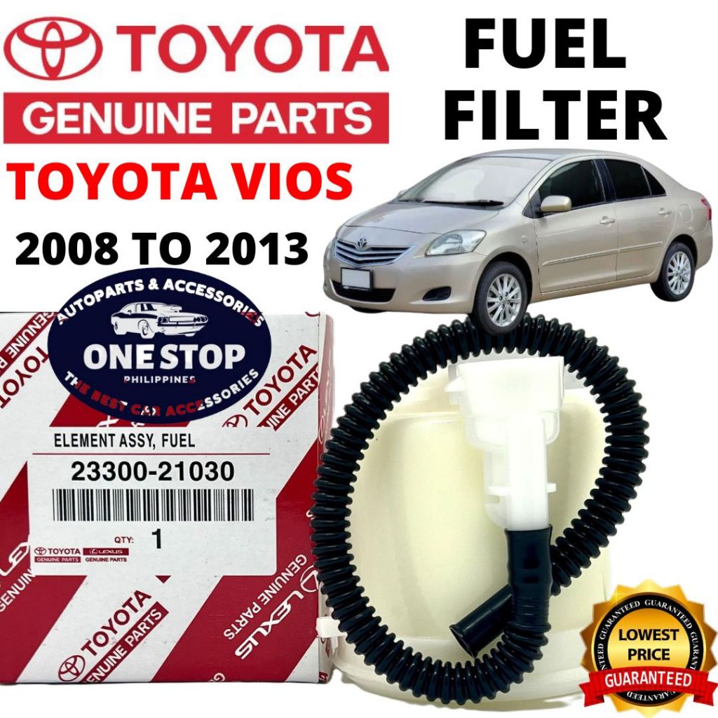 TOYOTA FUEL FILTER FOR TOYOTA VIOS 2008 TO 2013 HIGH-QUALITY PN: 23300 ...