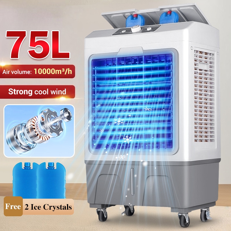 air cooler 75L 60L 45L aircon air cooler fan air conditioner Super wind power portable aircon ...