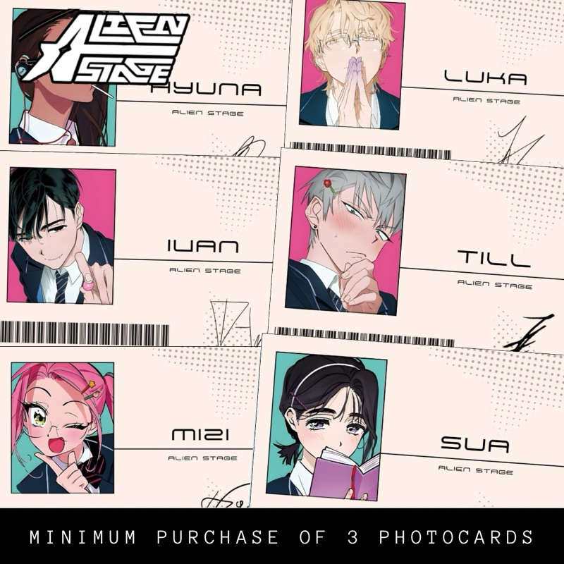 Alien Stage White Version Student ID Laminated High Quality Idol ...