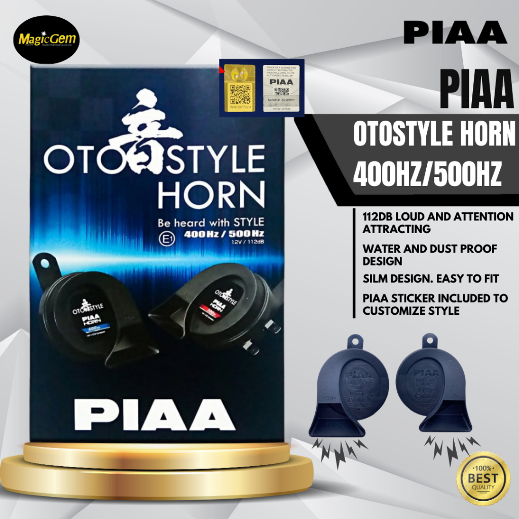 MG PIAA Horn OTO Style 12V 400HZ/500HZ HO-14 Power Horn Universal 1Pair | Shopee Philippines