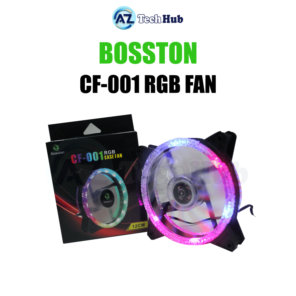 BOSSTON CF-001 RGB CASE FAN | Shopee Philippines