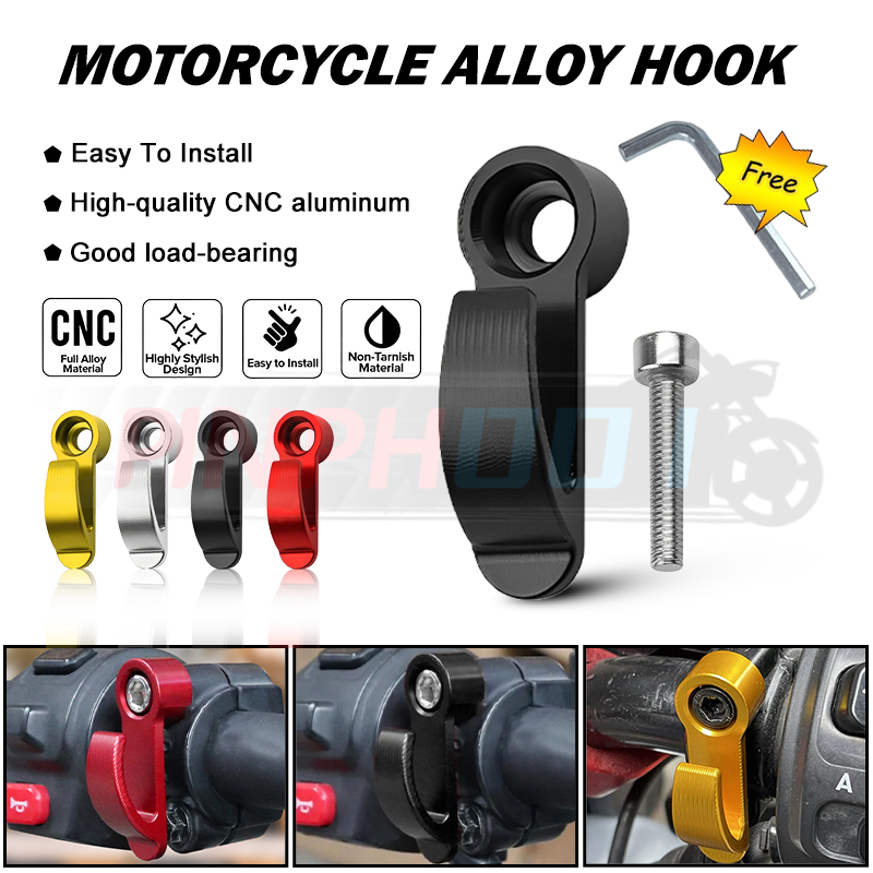 CNC Aluminum Alloy Hook Universal with Bolt Heavy Duty Made in Thailand ...