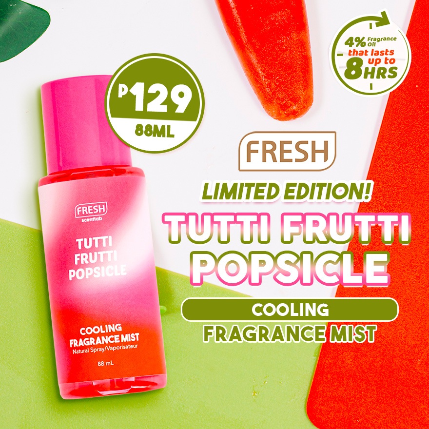 Fresh Scentlab Tutti Frutti Popsicle Fragrance Mist 88 mL | Shopee ...