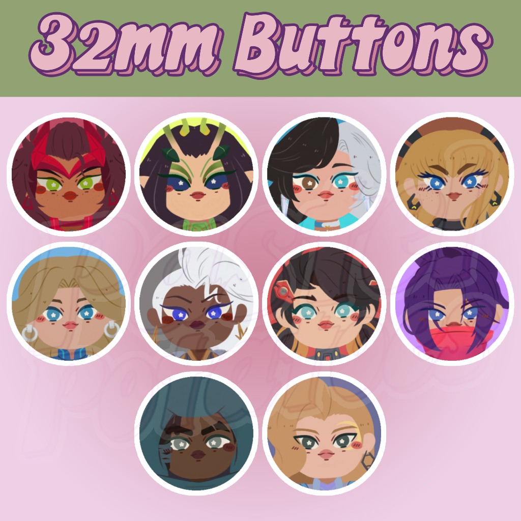 Marvel Rivals 32mm Buttons by Pastel Potatoes | Shopee Philippines