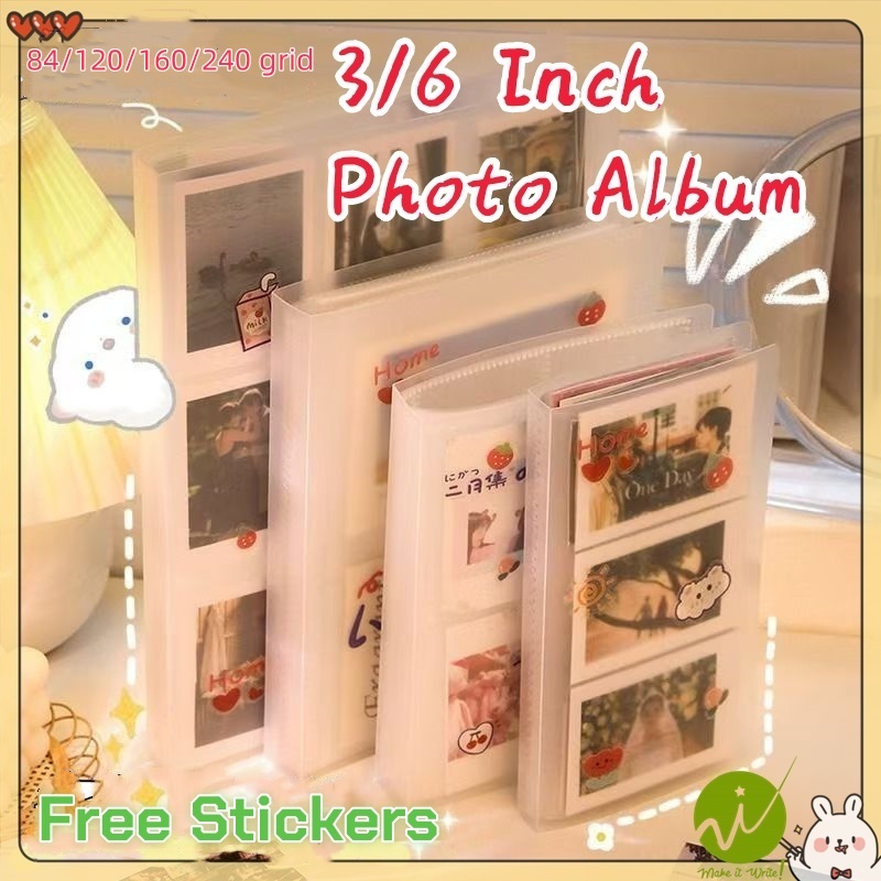 84/120/160/240 pocket photo album frosted Idol postcards storage ...