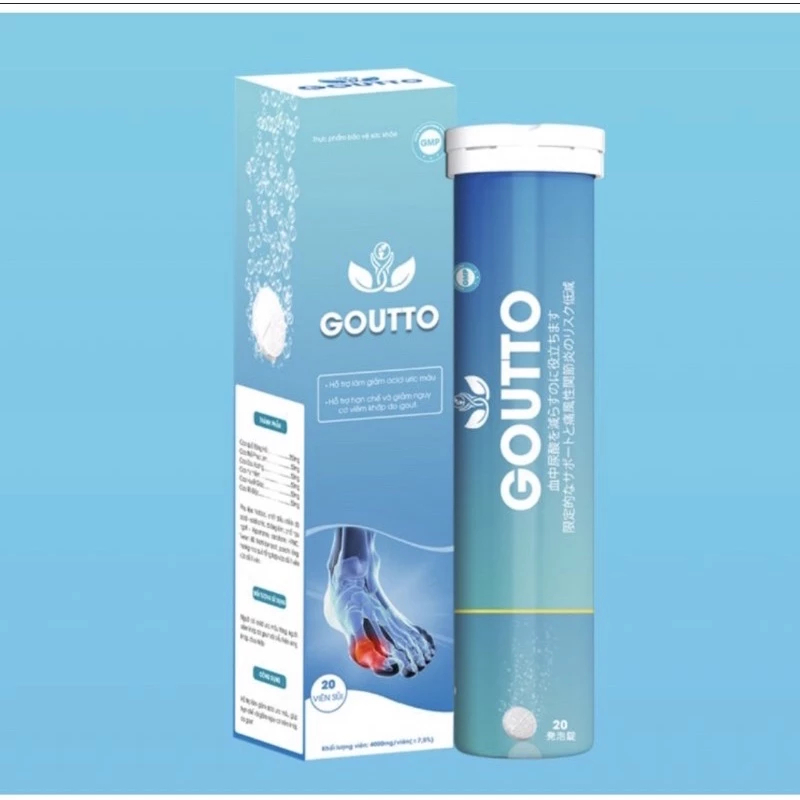 Goutto 20 Effervescent Tablets For Gout | Shopee Philippines