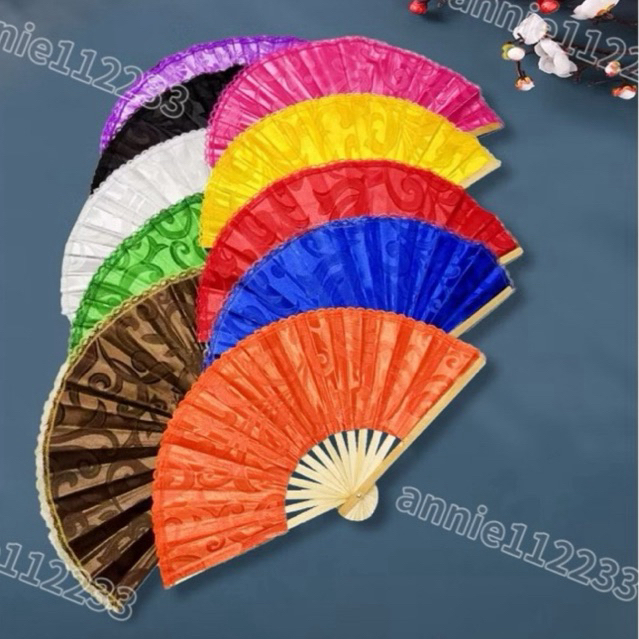 1PCS/Wooden Folding Fan Handheld Cool Summer Abanico | Abaniko ...